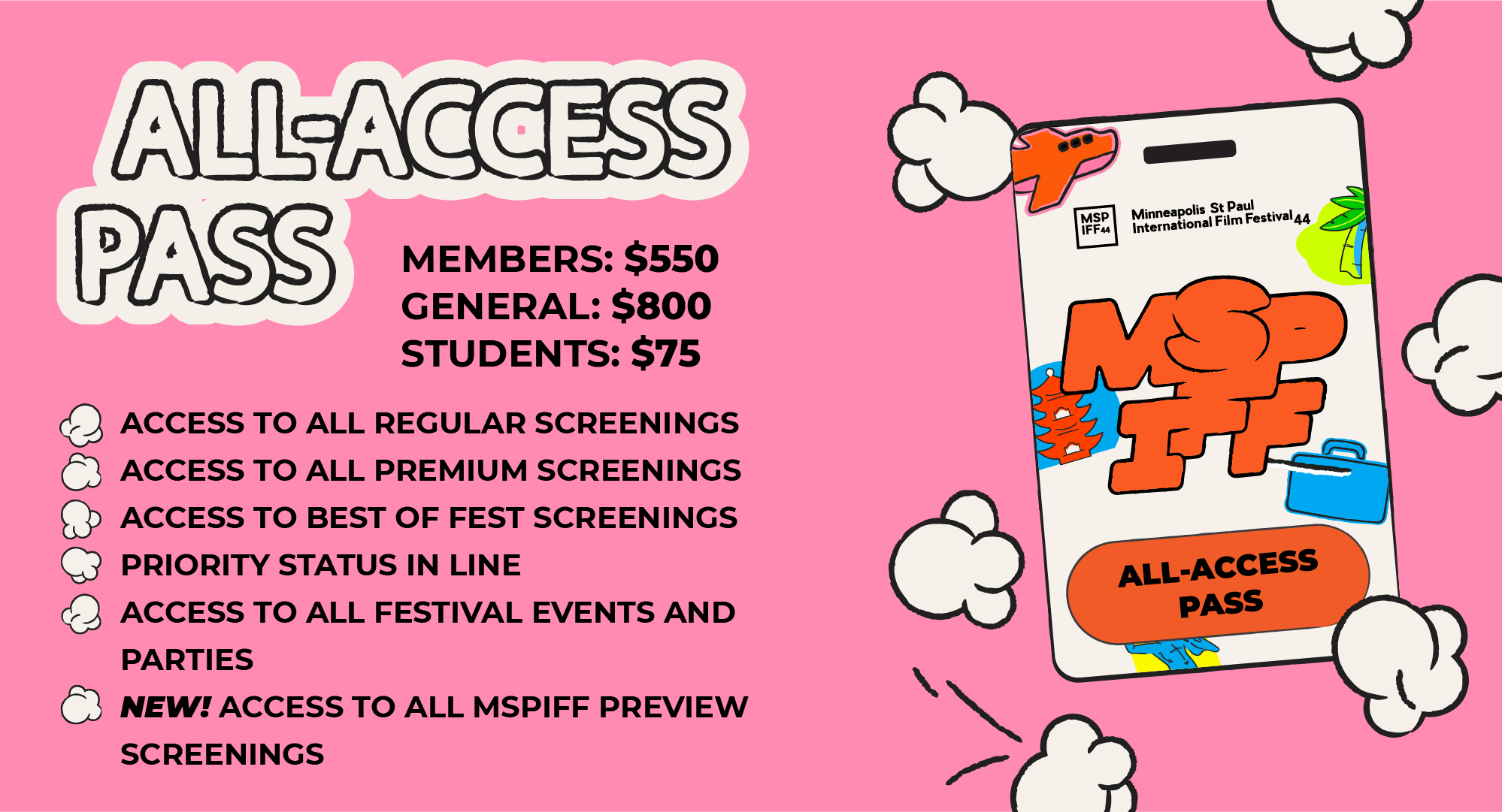MSPIFF | Ticketing & Passes | MSP Film